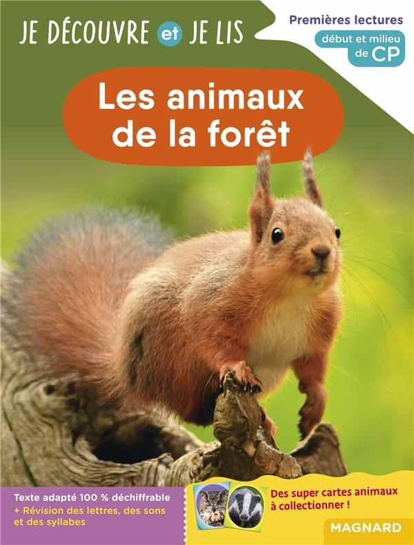 Je découvre et je lis - Niveau 1 - Les animaux de la forêt: Premières ...